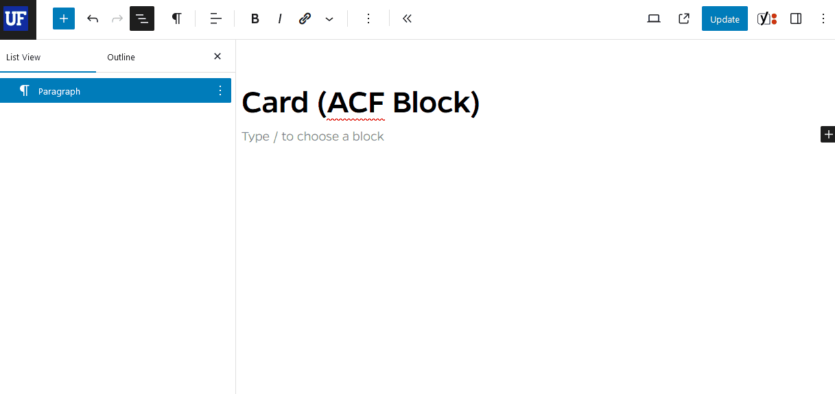 Card (ACF Block) - Marketing & Communications